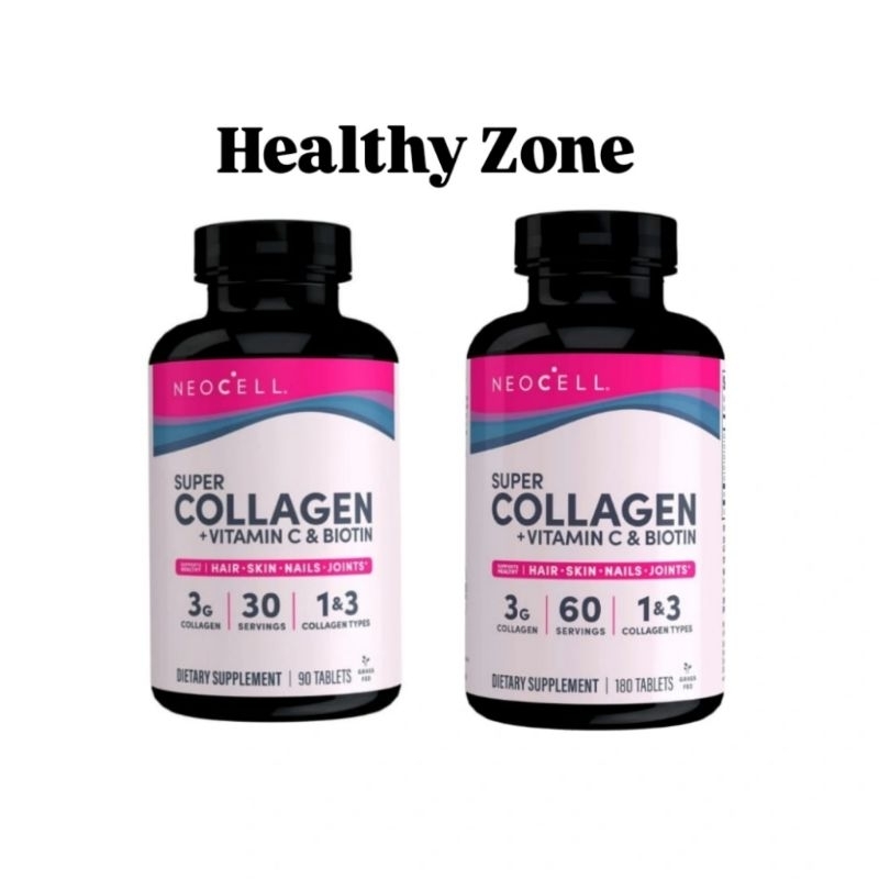 Jual neocell super collagen vitamin c biotin 90 dan 180 tablets ORI ...