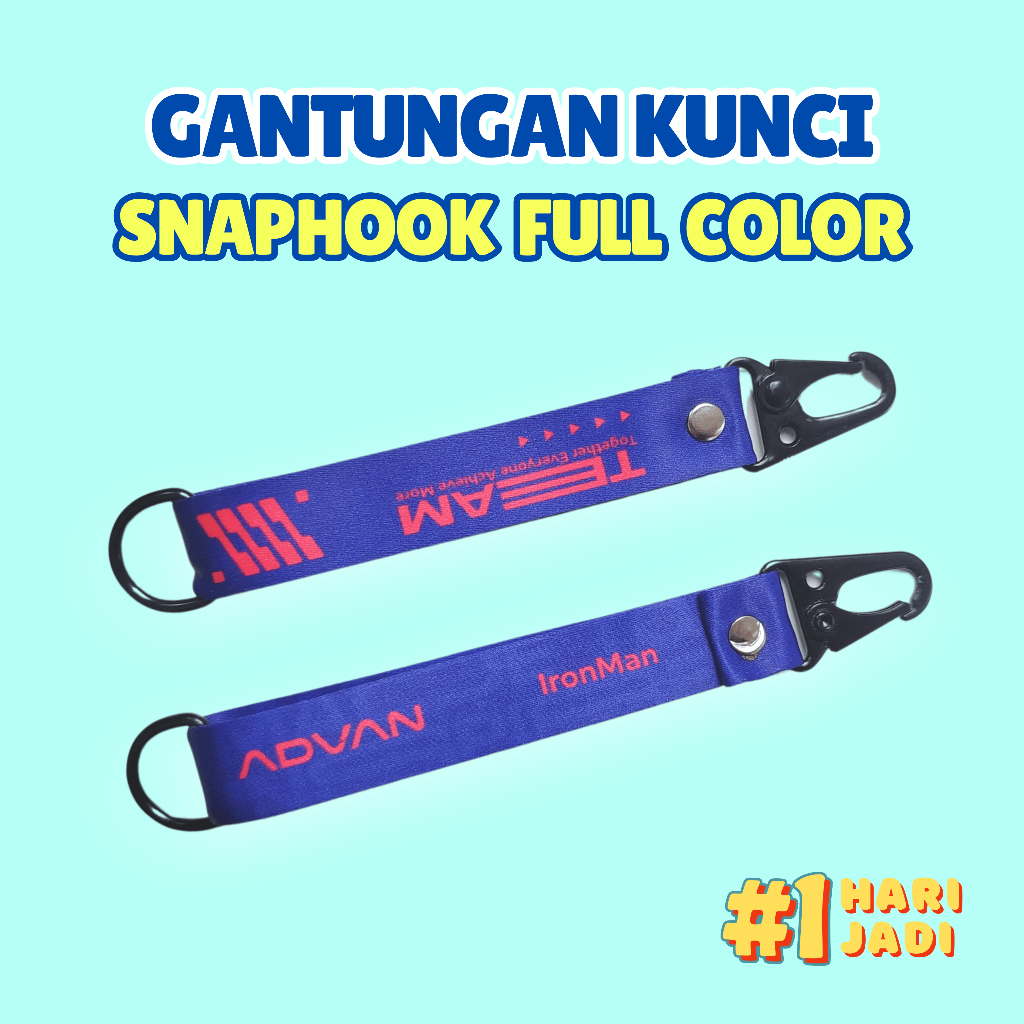 Jual Gantungan Kunci Snaphook Cetak Gantungan Kunci Custom Text Sablon ...