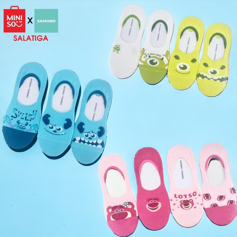 Jual Miniso Disney Socks (Sulley, Mike dan Lotso) | Shopee Indonesia