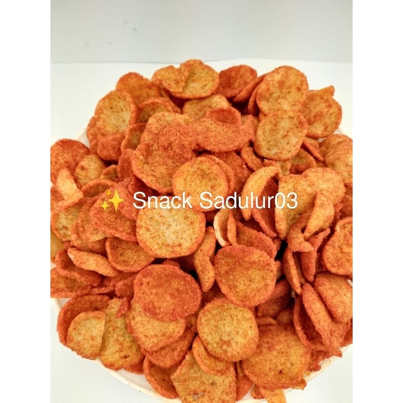 Jual CEMILAN BASRENG BULAT PEDAS 75 GRAM SNACK MAKANAN RINGAN JAJANAN ...