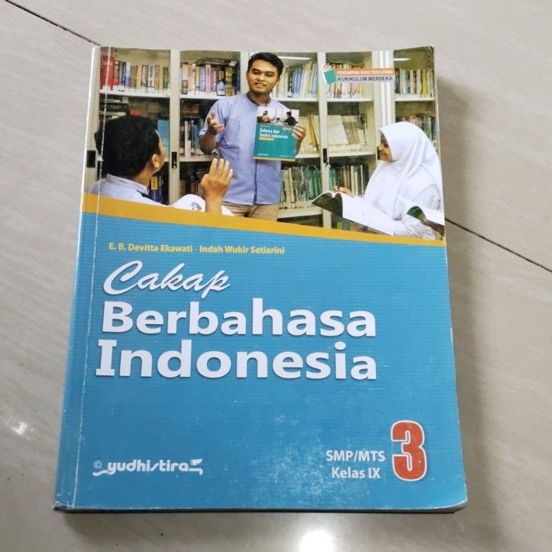 Jual BUKU ORI CAKAP BERBAHASA INDONESIA KELAS 3 SMP PENERBIT YUDHISTIRA KURIKULUM MERDEKA ...