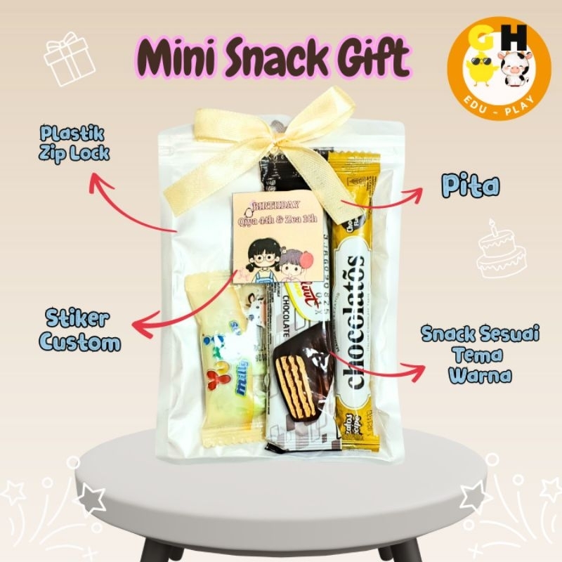 Jual Hampers Snack Mini Tema Warna Hitam & Putih Ulang Tahun Hadiah ...