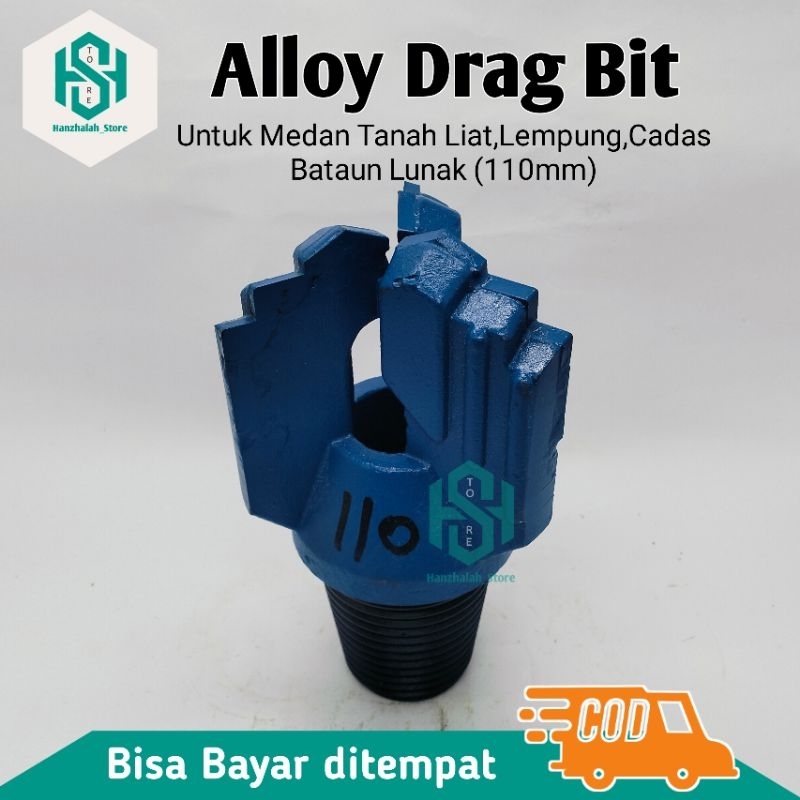 Jual MATA BOR SUMUR/MATA BOR SUMUR TRIWING/DRAG BIT ALLYO | Shopee ...