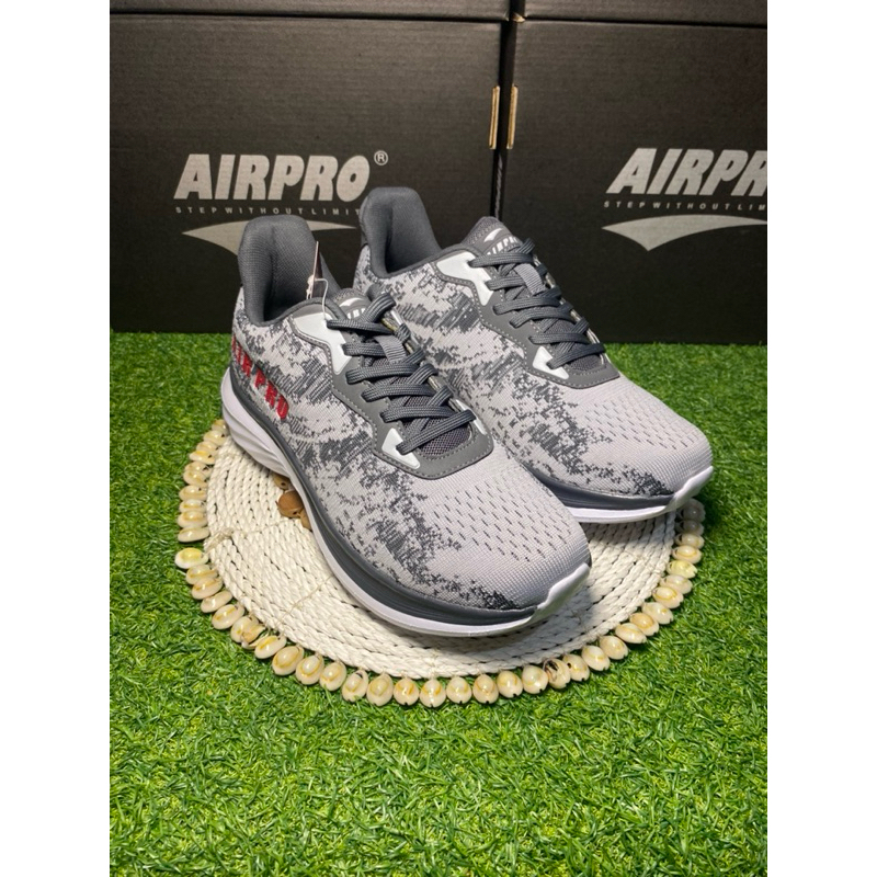 Jual Sepatu Lari - Sprinter by air pro -warna grey red | Shopee Indonesia