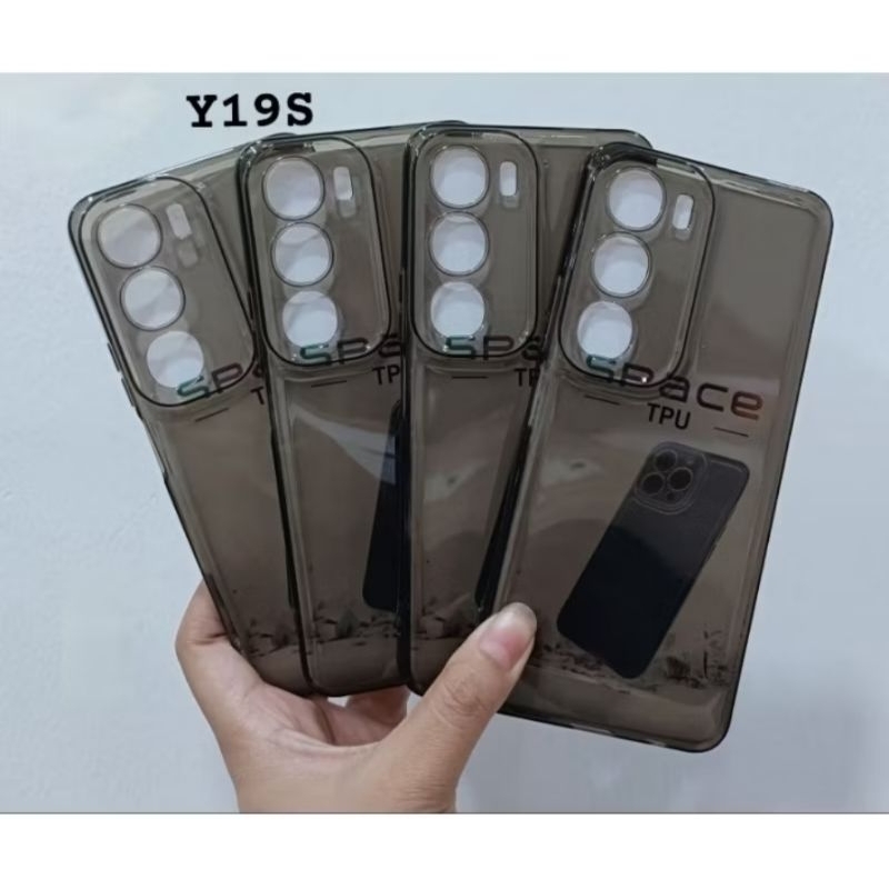 Jual SOFTCASE CASING VIVO Y19S SILIKON CASING BENING HITAM TRANSPARAN ...