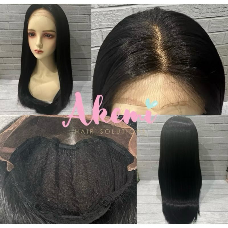 Jual [New] Wig Full Lace Korean Black 60 cm | Shopee Indonesia