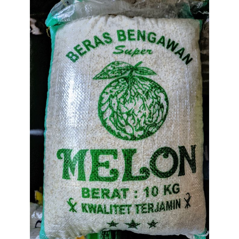 Jual Beras cap melon beras bengawan super 10kg | Shopee Indonesia