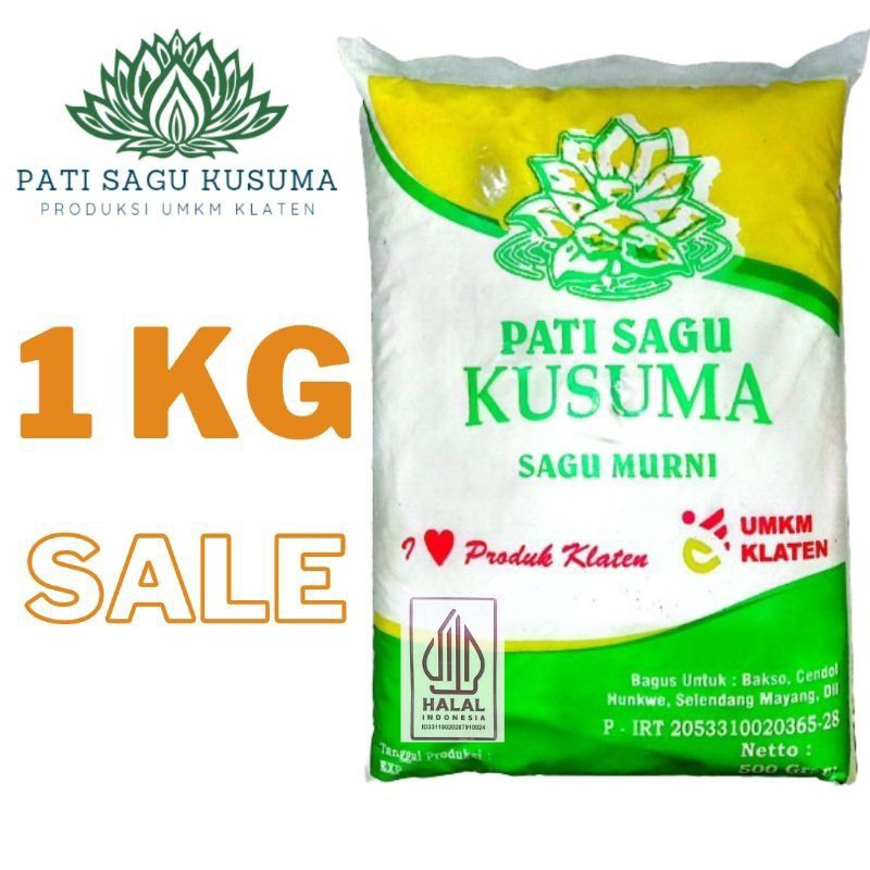 Jual 1KG Tepung Sagu Murni Merk Kusuma (Sago Starch) | Shopee Indonesia