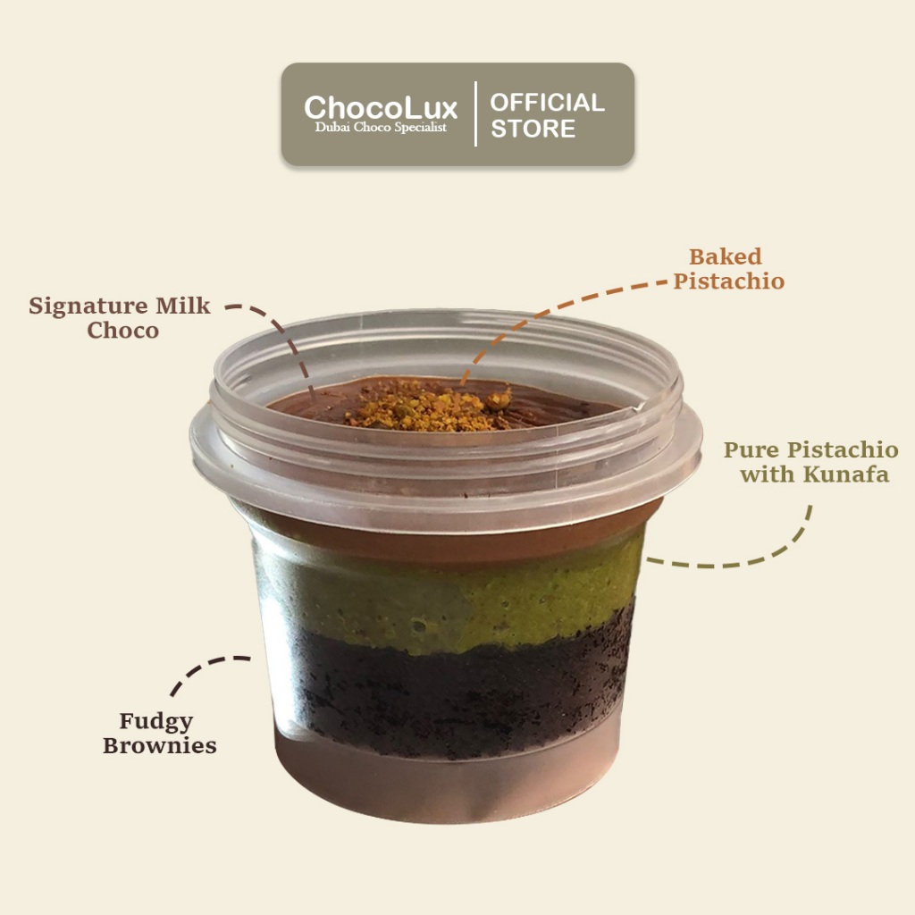 Jual Pistachio Kunafa Brownies Chocolate Brownies 120gr | Shopee Indonesia