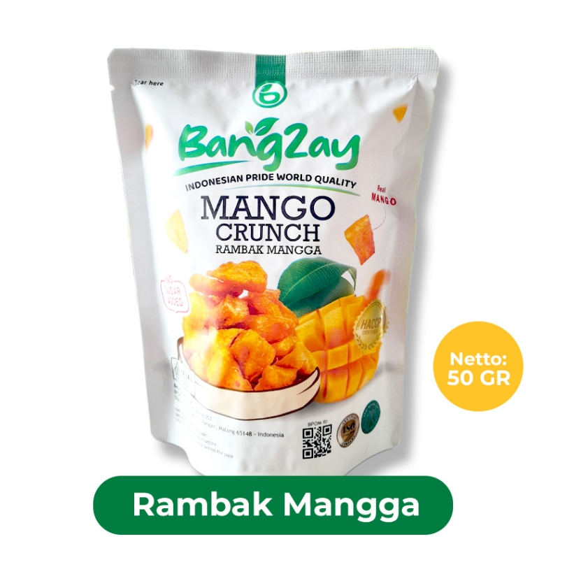Jual Mango Crunch Bangzay Keripik Buah Mangga 50g | Shopee Indonesia
