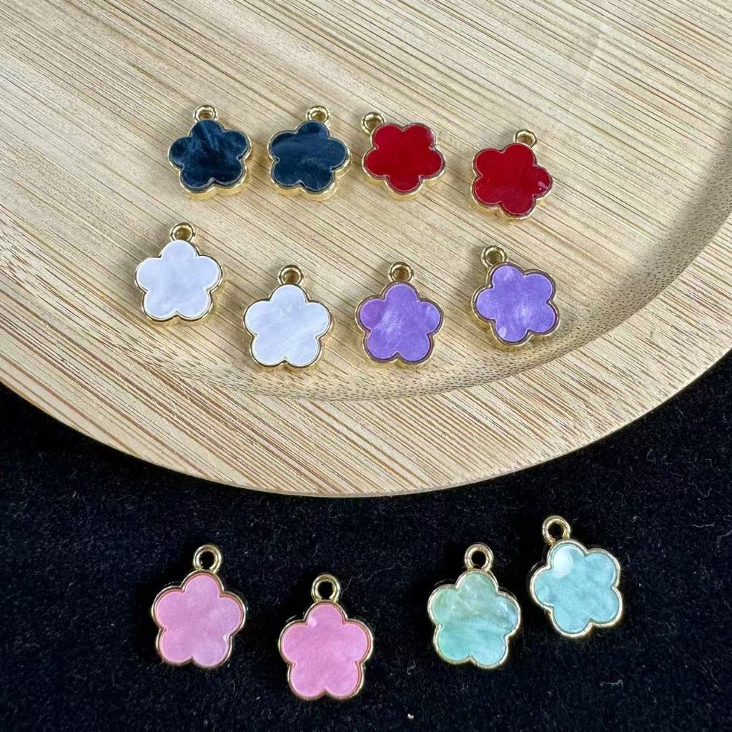 Jual Merek DIY lima kelopak bunga liontin liontin liontin ornamen ...