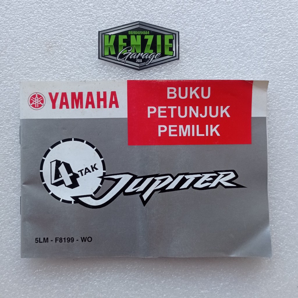 Jual Buku petunjuk pedoman panduan pemilik yamaha Jupiter generasi pertama 5LM Original YGP 5LM ...