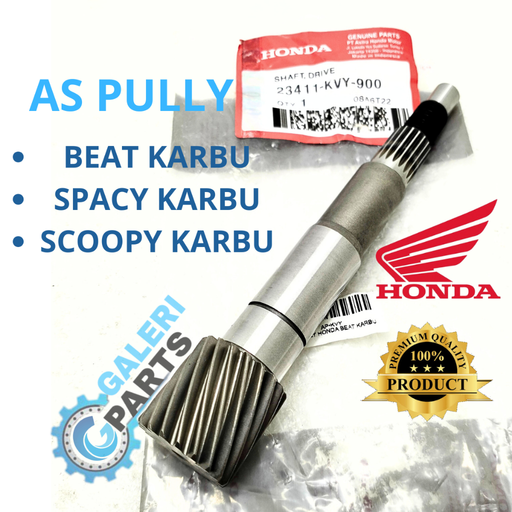 Jual ASLI ORIGINAL AS PULLY BELAKANG SHAFT DRIVE HONDA KVY BEAT LAMA ...