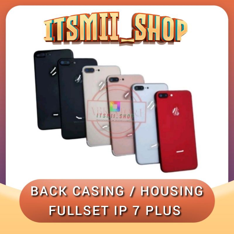 Jual BACK CASING KESING HOUSING FULLSET PENGGANTI IP 7 PLUS / IP 7 ...