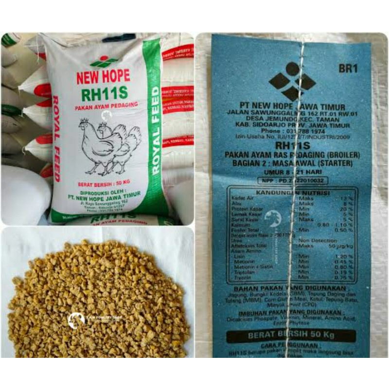 Jual New Hope Rh11S Pur Ayam Murah Ayam Pedaging/unggas 10 kilo ...