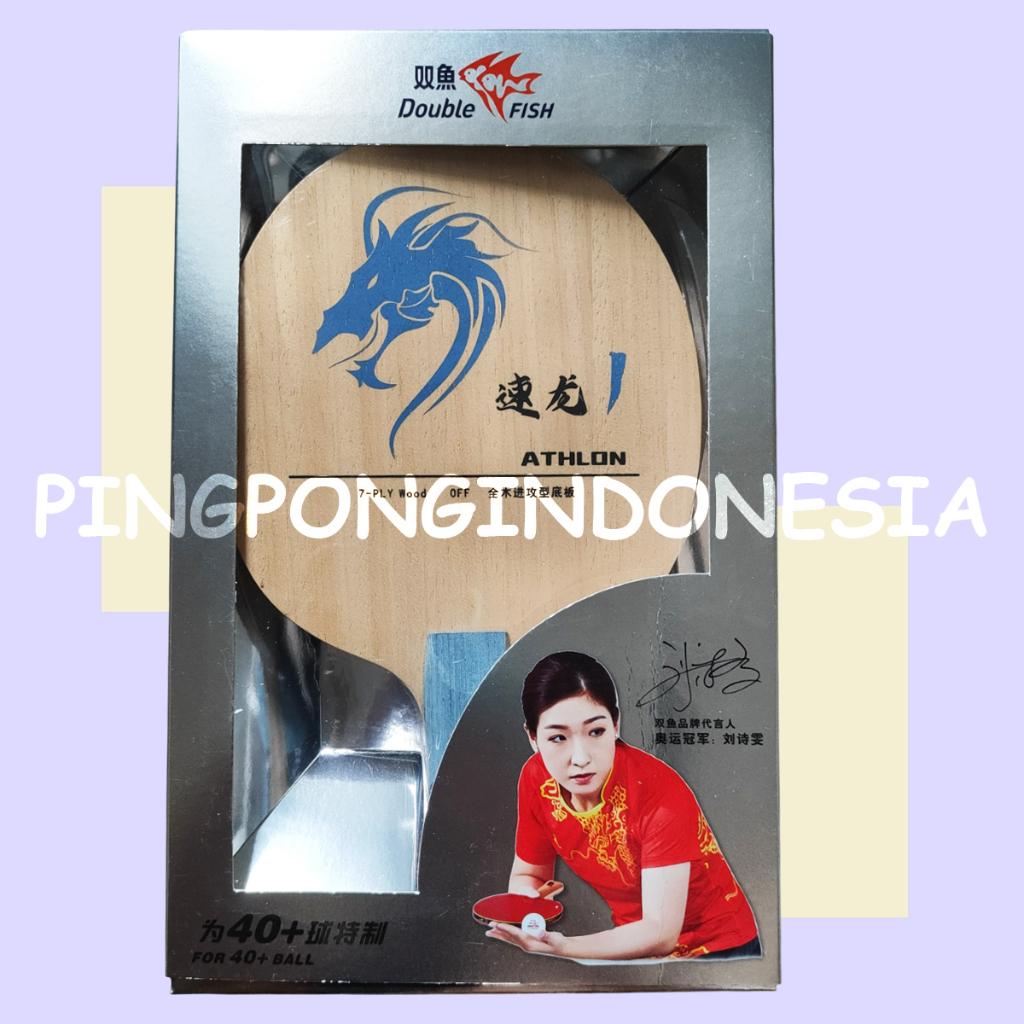 Jual Double Fish Athlon 1 - Blades Kayu Tenis Meja Kayu Pingpong ...