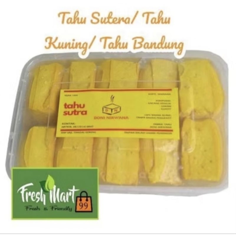 Jual TAHU BANDUNG/TAHU SUTRA/TAHU KUNING LEMBUT PER ISI 10 BOX | Shopee ...
