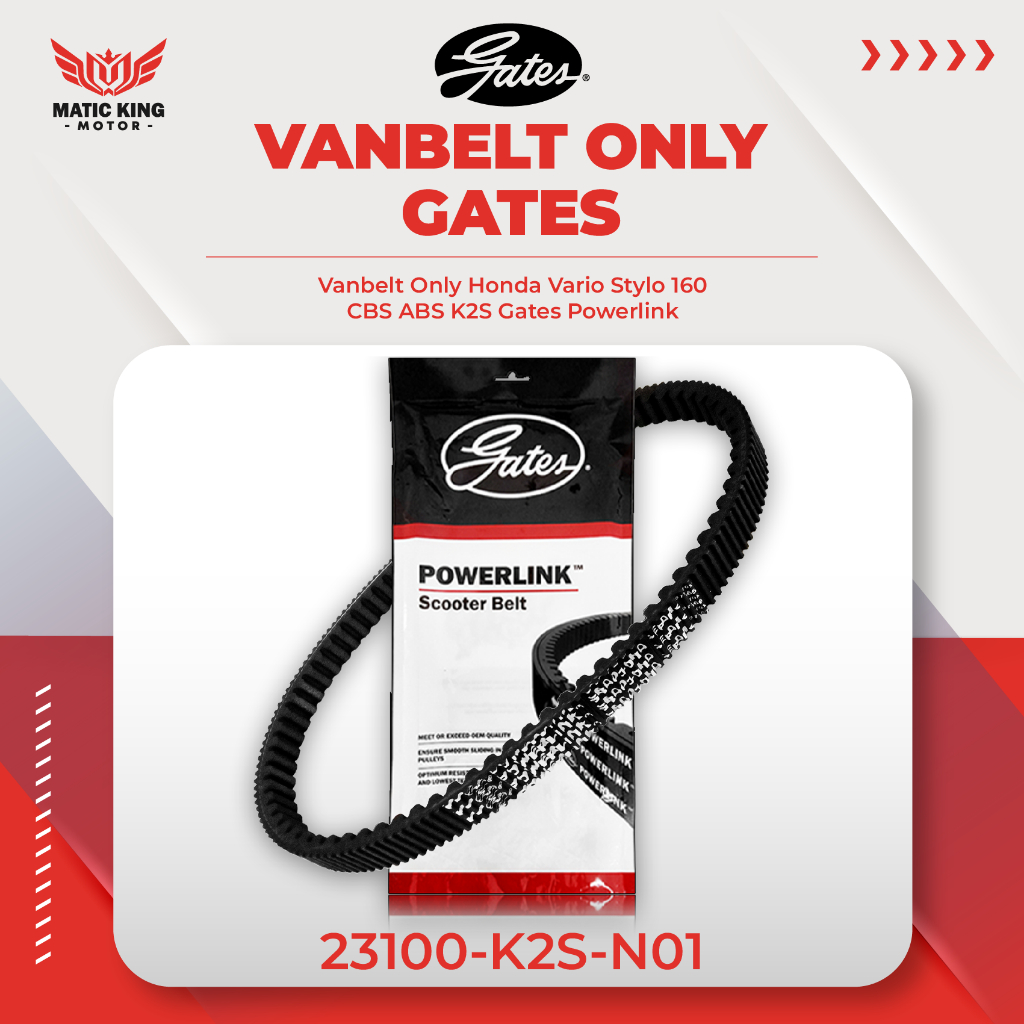 Jual Gates Powerlink Vanbelt V Belt Vario 160 K2S SBD010HGI Made in ...