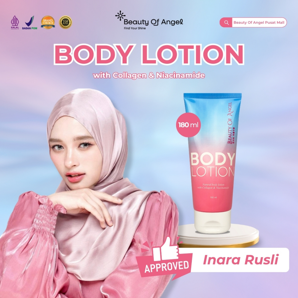 Jual BEAUTY OF ANGEL BODY LOTION With Niacinamide dan Aloe Vera Extract ...