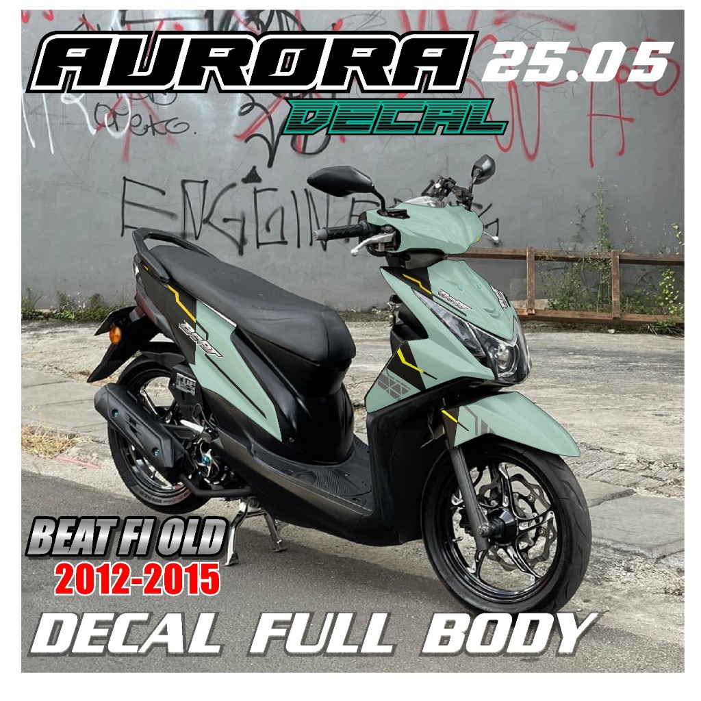 Jual COD TERBARU DECAL STICKER BEAT FI OLD TAHUN 2012 2013 2014 2015 ...