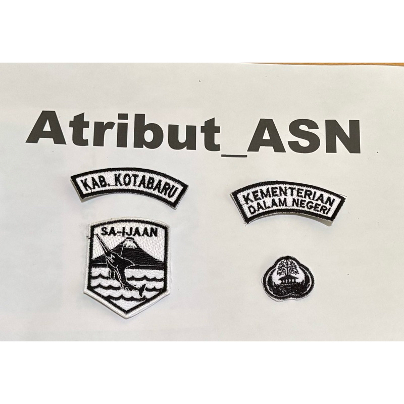 Jual Lambang| Logo Pemda Kabupaten Kotabaru | warna dasar putih ...