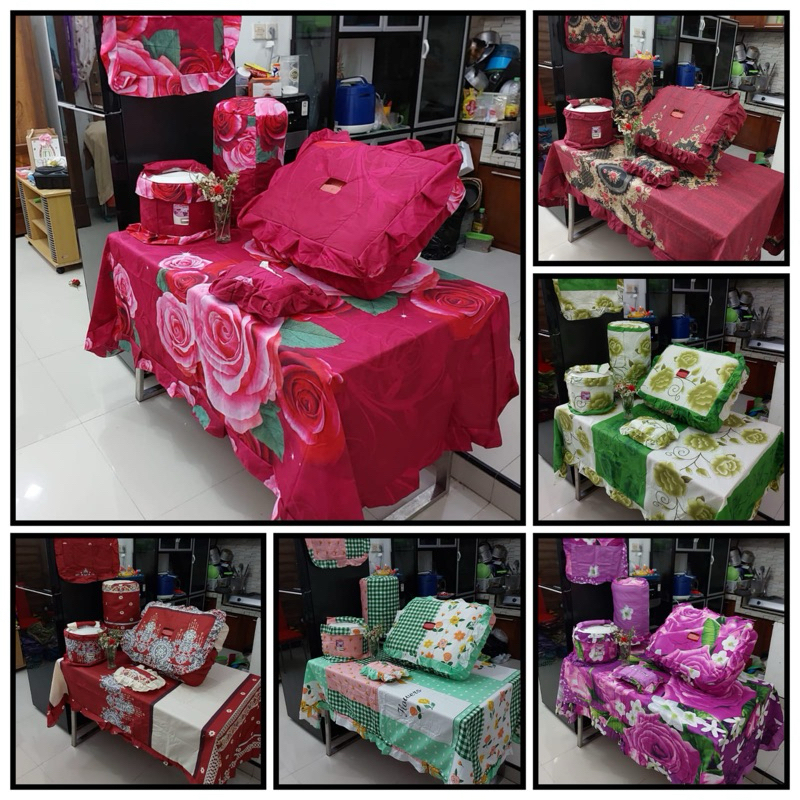 Jual PAKET KITCHEN SET/ SARUNG KITCHEN SET/ PENUTUP TUDUNG SAJI/ TAPLAK ...