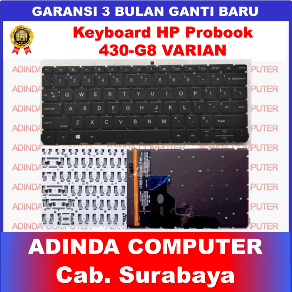 Jual Keyboard HP Probook 430-G8 430-G7 435-G7 435-G8 435R-G8 630-G8 ...