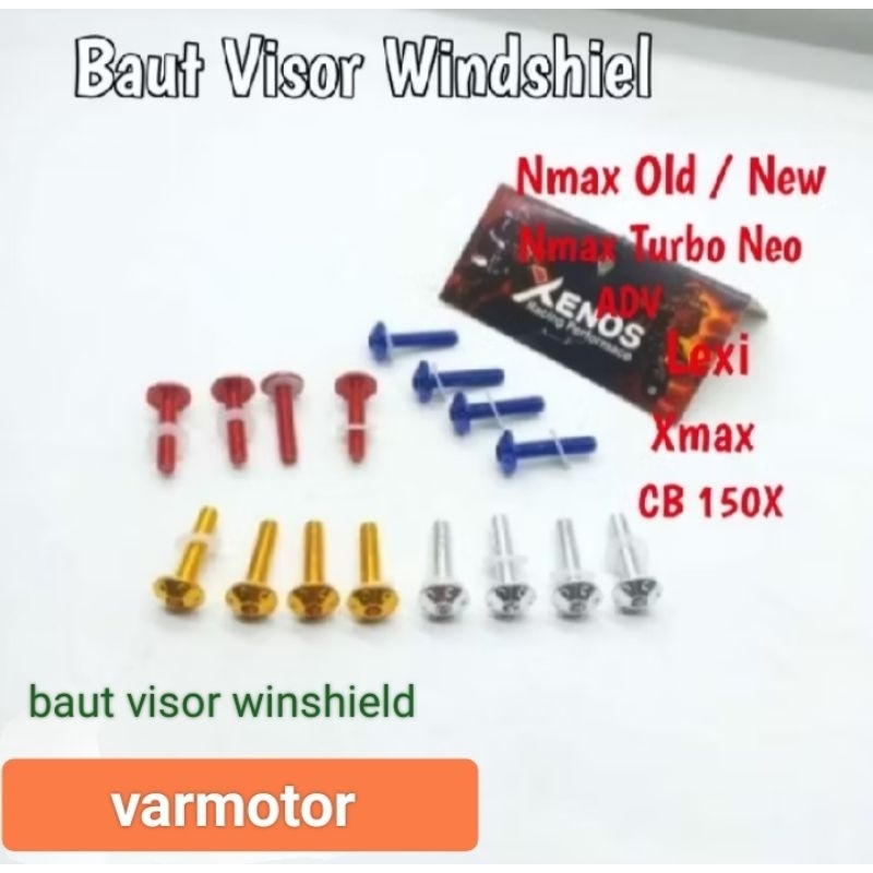 Jual Xmax Nmax Baut Visor Winshield | Shopee Indonesia