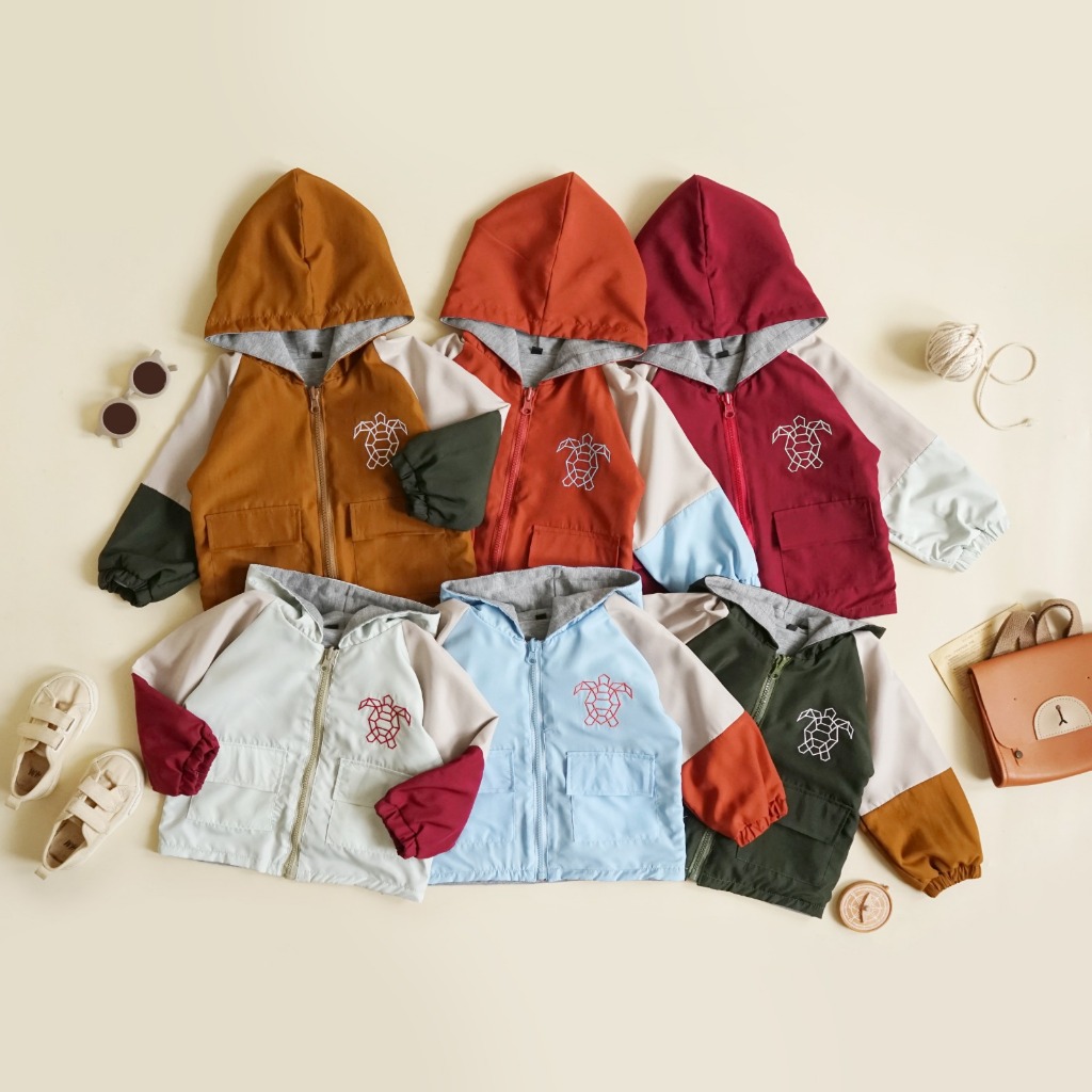 Jual CBC - CAREL JACKET | Jaket Anak Parasut Colorblock 6bln-10Thn ...