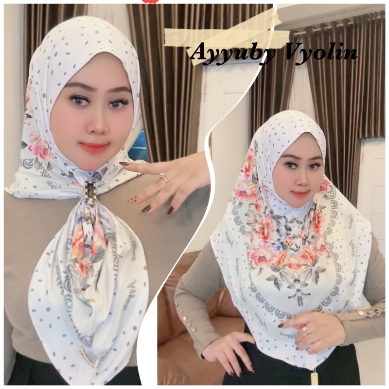 Jual Khimar Printing bahan jersey Premium by Ayyuby Hijab | Shopee ...