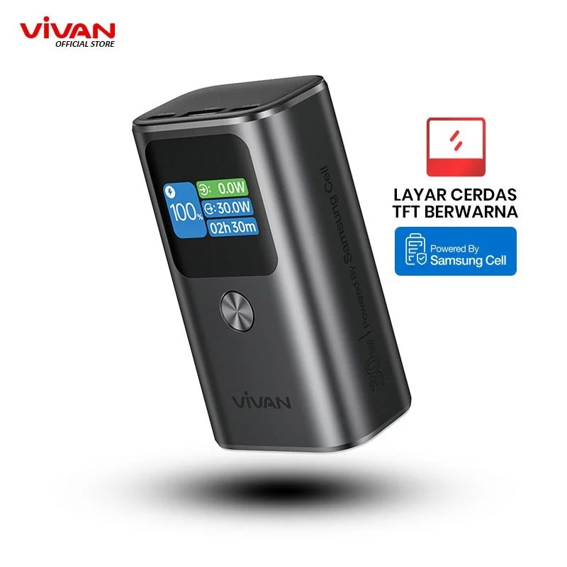 Jual VIVAN Power Bank VPB-T10 PowerBank 10000mAh Fast Charging 30W PD ...