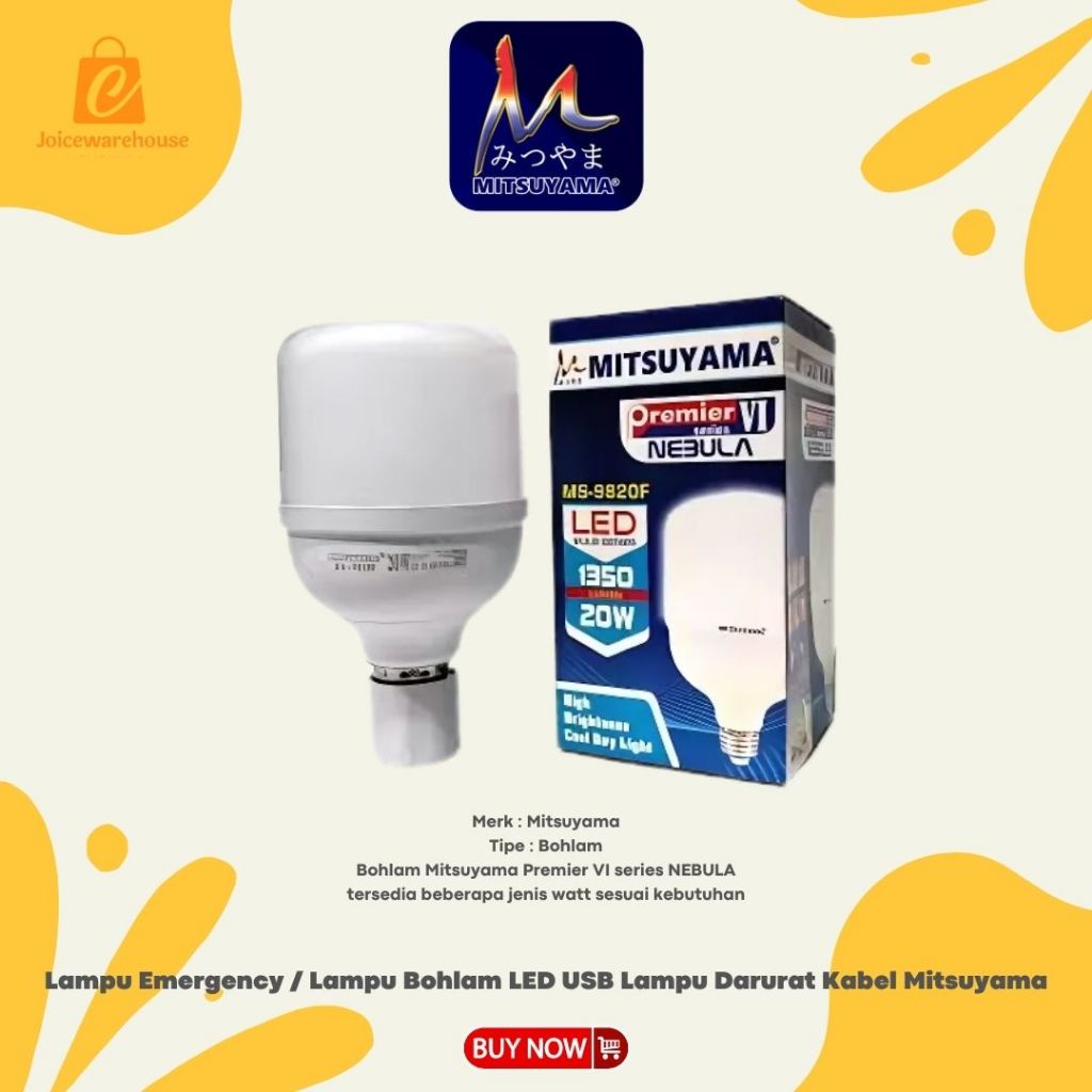 Jual LAMPU MITSUYAMA PREMIER NEBULA LAMPU LED BOHLAM 50W 50 WATT | Shopee Indonesia
