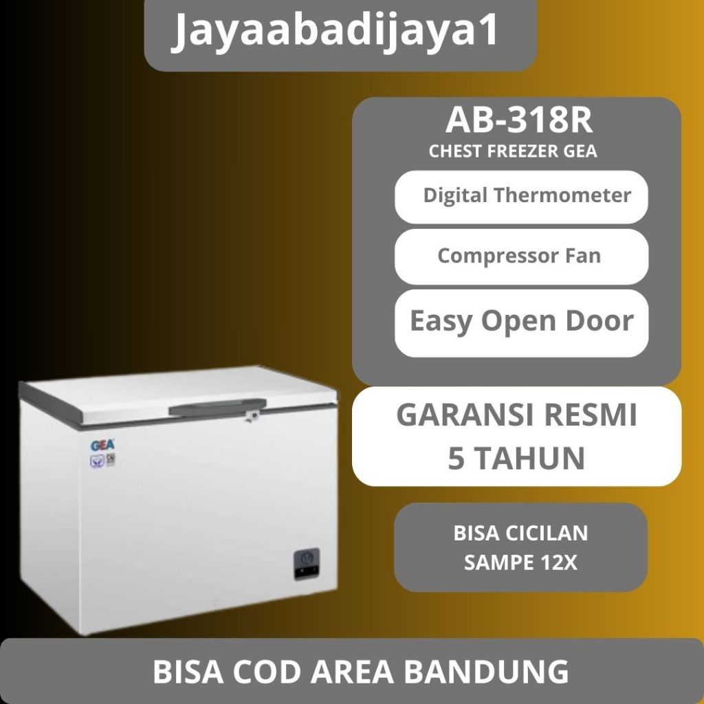 Jual Chest Freezer GEA AB-318R / AB 318 R Freezer 318 Liter | Shopee Indonesia