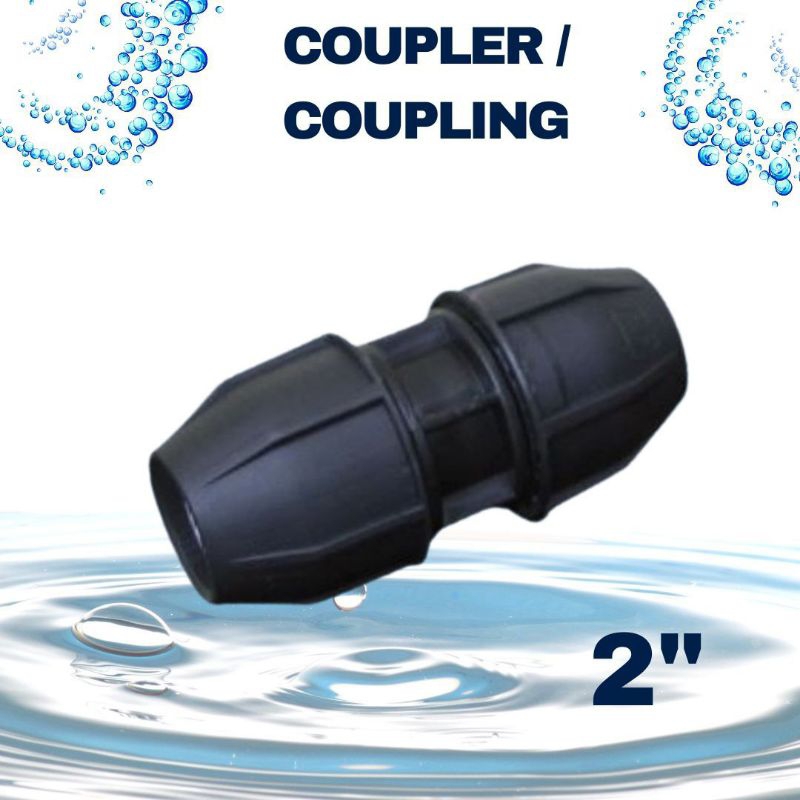 Jual SAMBUNGAN PIPA / FITTING HDPE COUPLER 63mm (F) COUPLING sambungan ...