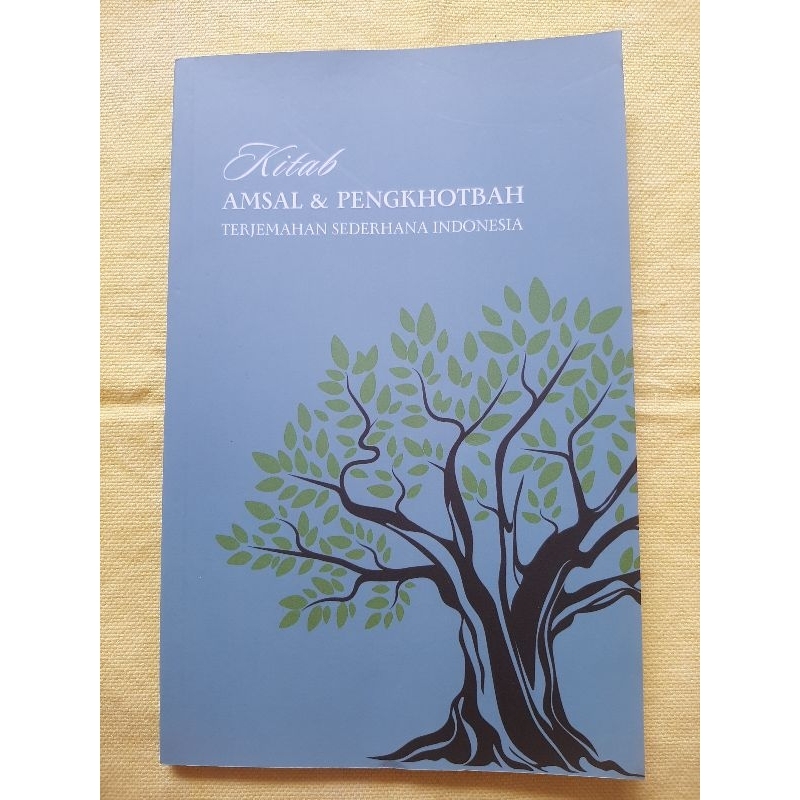 Jual Buku Rohani Kristen: Kitab Amsal & Pengkhotbah - Terjemahan ...