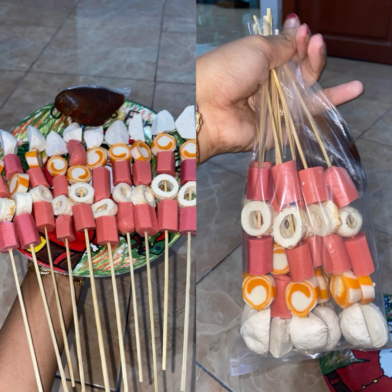 Jual sate suki atau sate lok lok free saus bbq | Shopee Indonesia