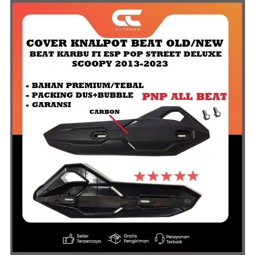 Jual COVER TAMENG KNALPOT BEAT FI ESP POP KARBU BEATSTREET DELUXE ...