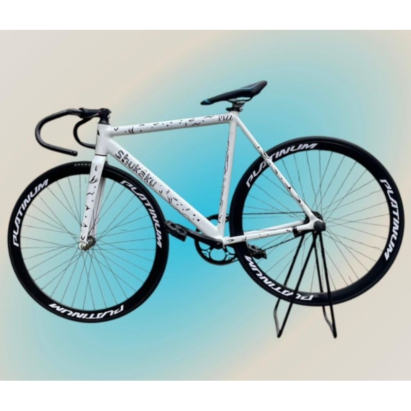 Jual sepeda fixie custom shukaku free bartape | Shopee Indonesia