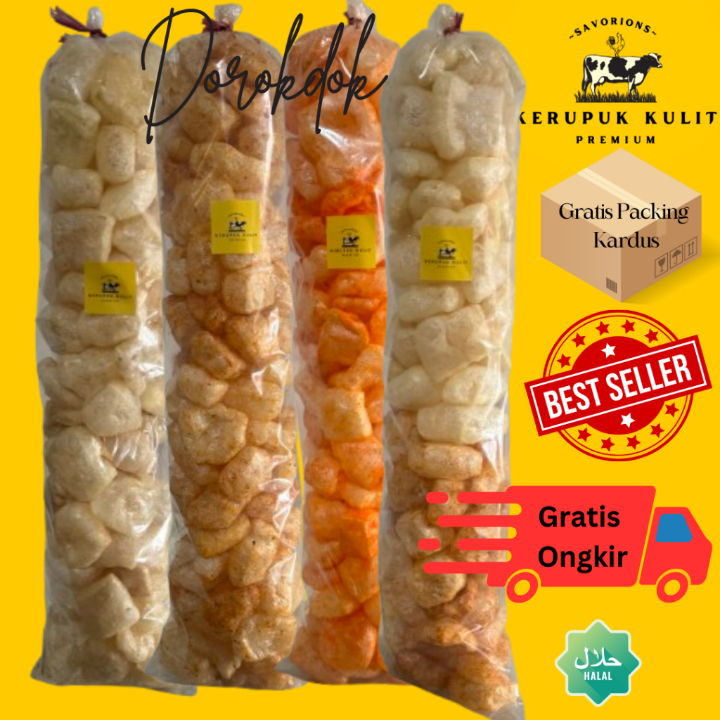 Jual DOROKDOK KERUPUK KULIT SAPI PREMIUM ENAK MURAH | Shopee Indonesia