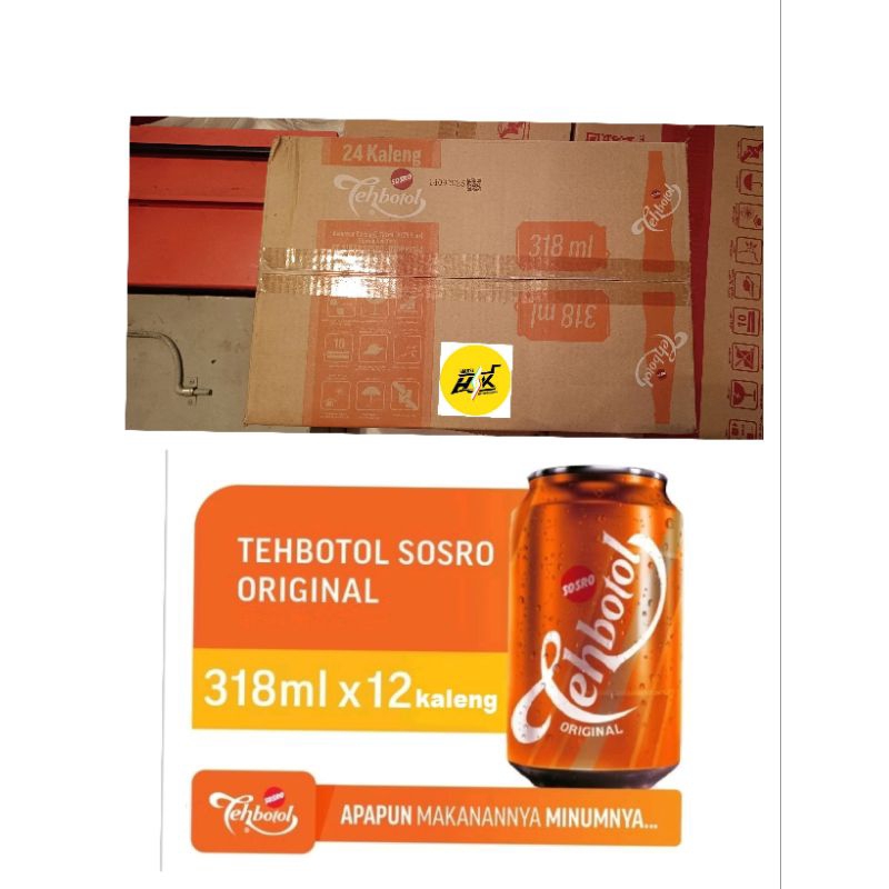 Jual TEH BOTOl KALENG ISI 318 ML (1 DUS ISI 24 KALENG) | Shopee Indonesia