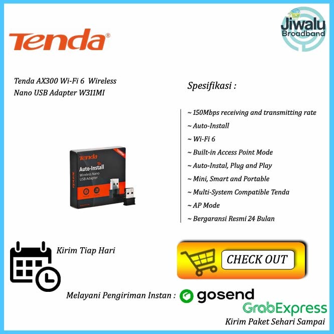 Jual Tenda W311MI Wireless Nano USB Aadapter 150Mbps | Shopee Indonesia