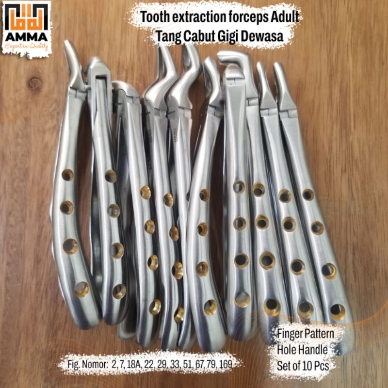 Jual AMMA Tang Cabut Gigi Dewasa - Hole Handle | Shopee Indonesia