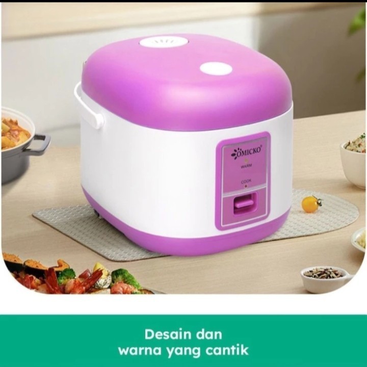 Jual Rice Coocker OMICKO MC-101 Magic Com 3 in 1 Penanak Nasi ukuran 1,2 Liter | Shopee Indonesia