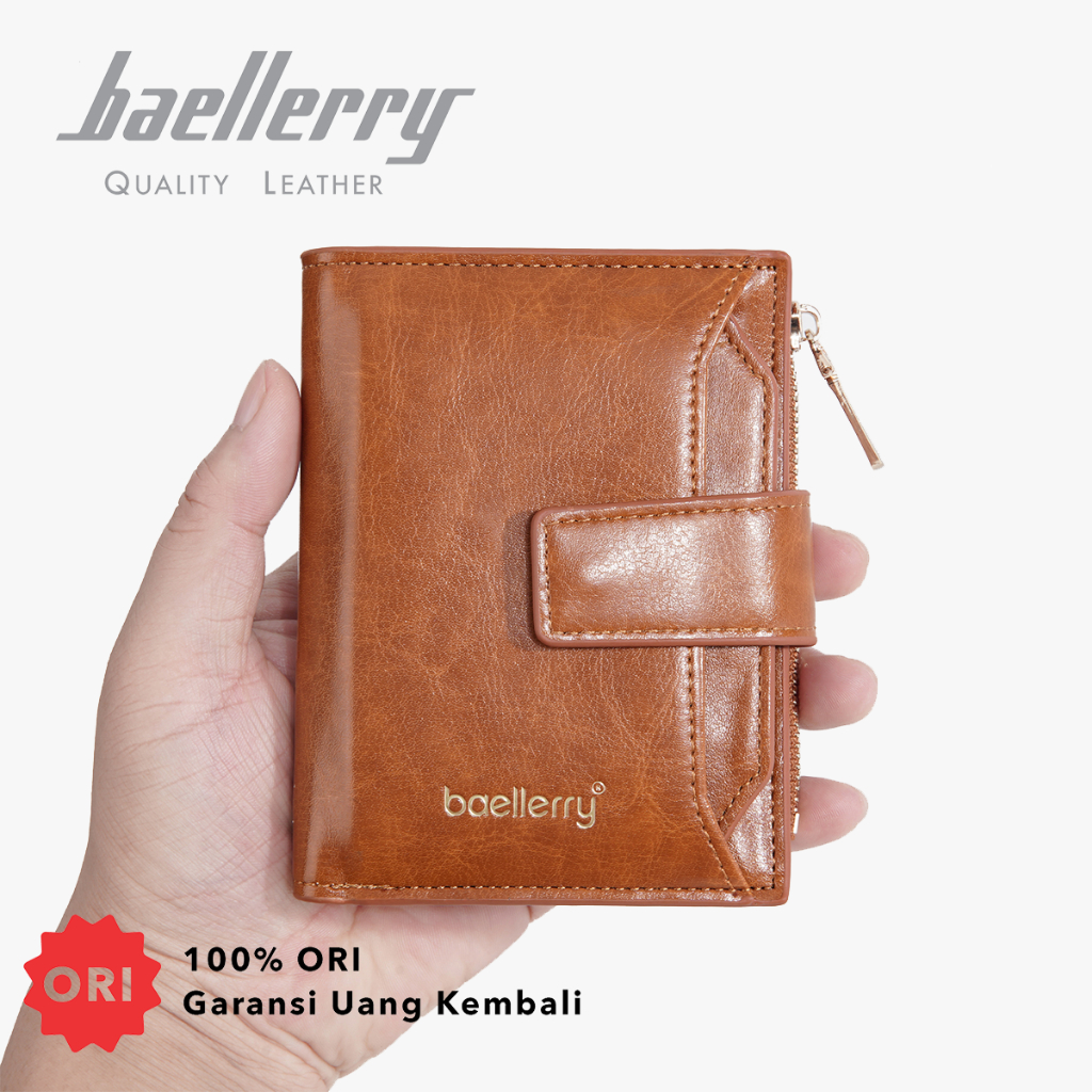 Jual BAELLERRY N5122 Dompet Wanita Lipat Bahan Kulit PU Leather Premium ...