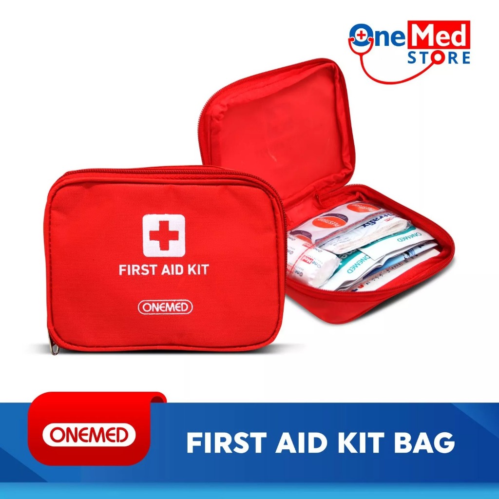 Jual First Aid Kit OneMed Tas Pouch P3K Kit Lengkap Travel Emergency ...