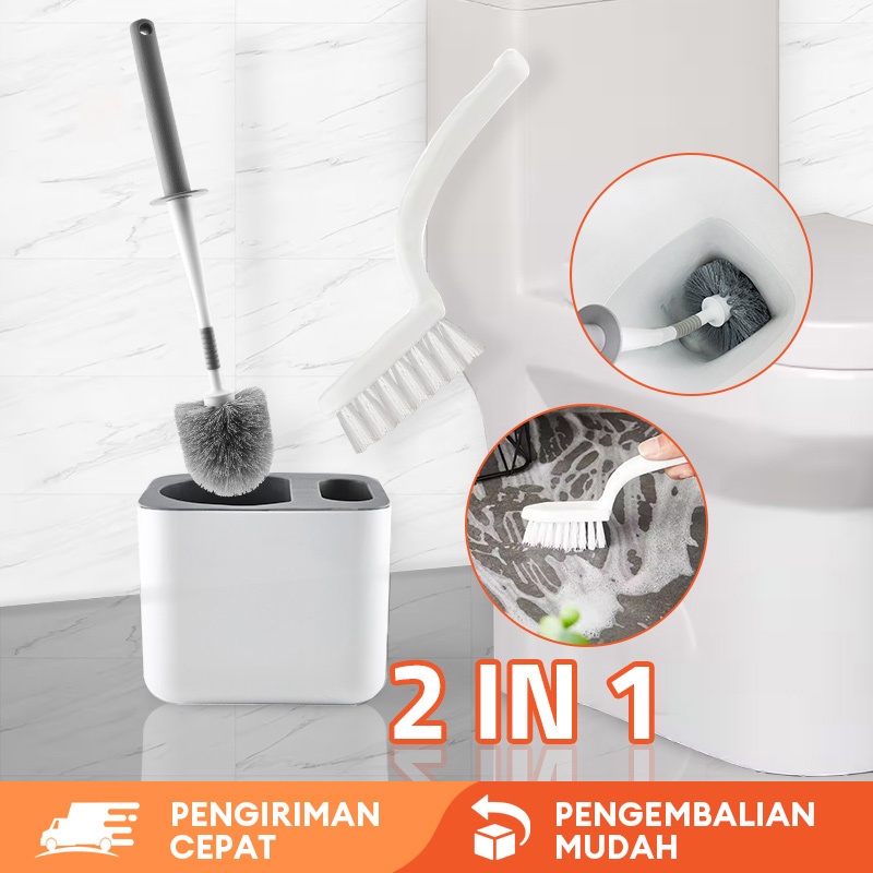 Jual Sikat WC Toilet (2in1) 2039 - Sikat WC Kamar Mandi Sikat Kloset ...