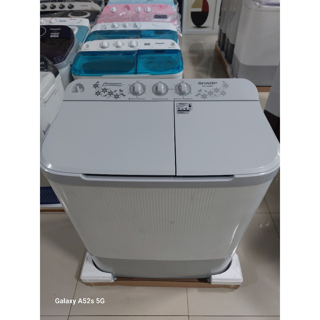 Jual MESIN CUCI SHARP 9 KG 2 TABUNG T90 | Shopee Indonesia