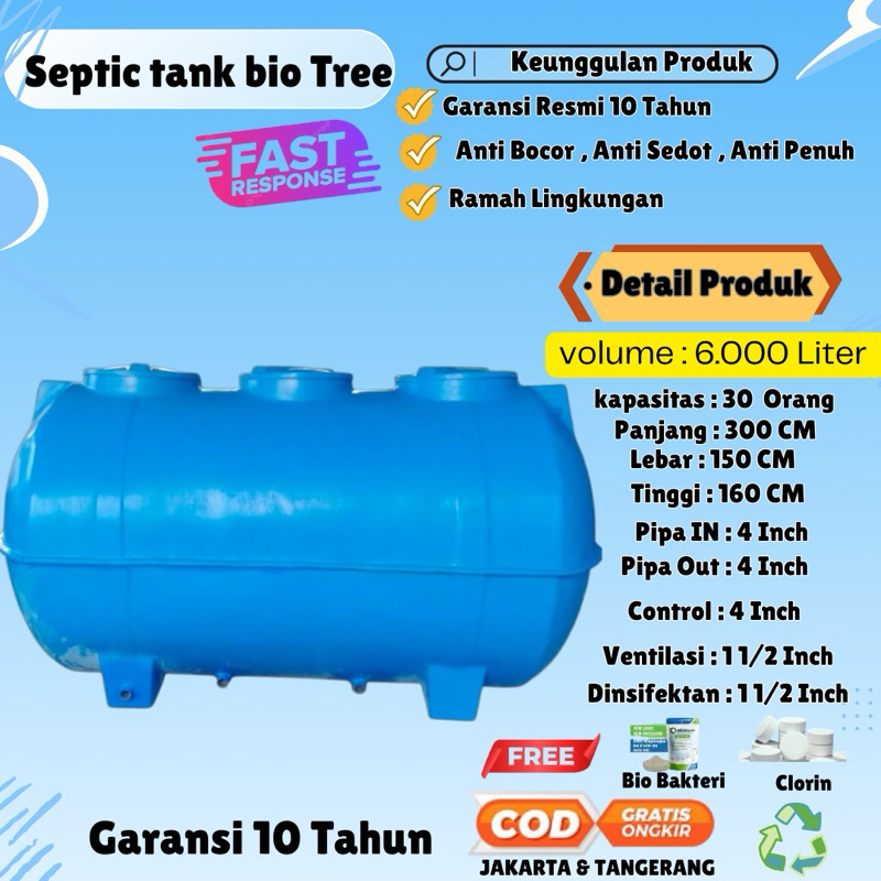 Jual Septic tank bio 6.000 Liter biotech , biofill , biofilter ...