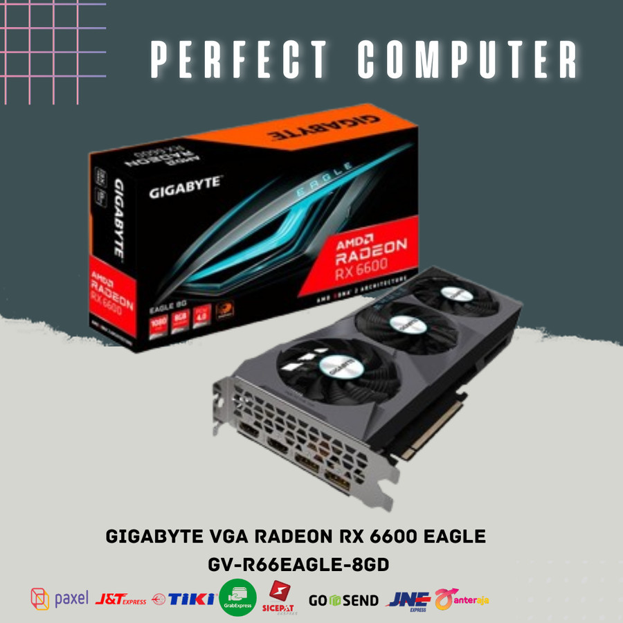 Jual Gigabyte VGA Radeon RX 6600 Eagle-8GD | Shopee Indonesia