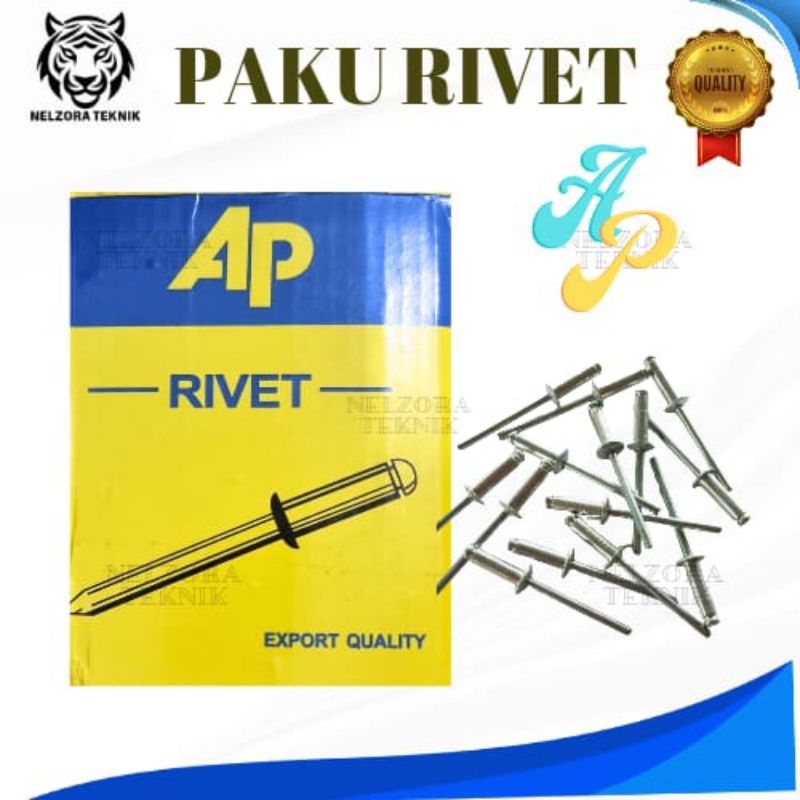 Jual Paku Rivet Merek AP 423, 435, 440, 450, 540, 550, 635, 640 ...